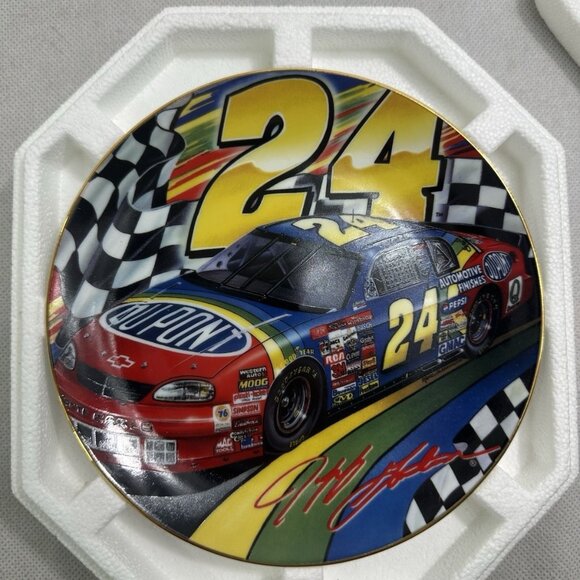 Hamilton | Wall Decor | Nascar Jeff Gordon 24 Collector Plate 998 ...